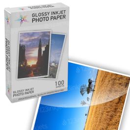 LD Premium Glossy Inkjet Photo Paper 100 Sheet Pack, Resin Coated ...
