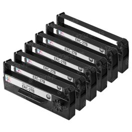 Epson ERC-27B 6 Pack Replacement POS Ribbon Cassettes, Black ...