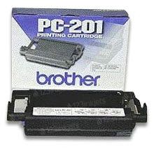 Brother PC-201 OEM Black Thermal Transfer Fax Cartridge - 123inkjets
