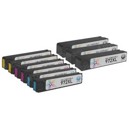 Compatible Brand High Yield Ink Cartridges for HP 972X Bulk Set Of 9 ...