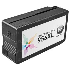 Compatible Brand L0R39AN (956XL) HY Black Ink Cartridge - 123inkjets